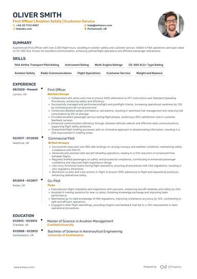 Airline Pilot CV Examples & Guide for 2026
