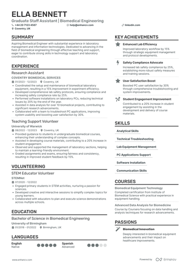 Engineering Student CV Examples & Guide for 2026