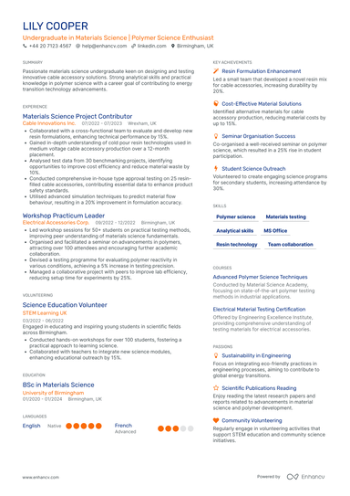 Engineering Student CV Examples & Guide for 2026