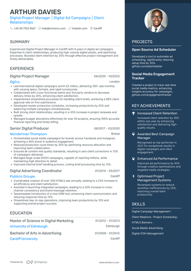 SQL Developer CV Examples & Guide for 2025