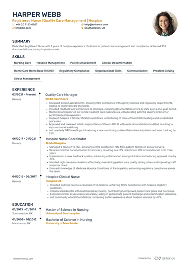 Care Manager CV Examples & Guide for 2026