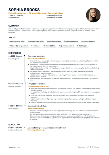 Administrative Assistant CV Examples & Guide for 2026