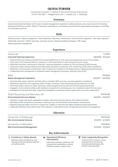 Cleaner CV Examples & Guide for 2026