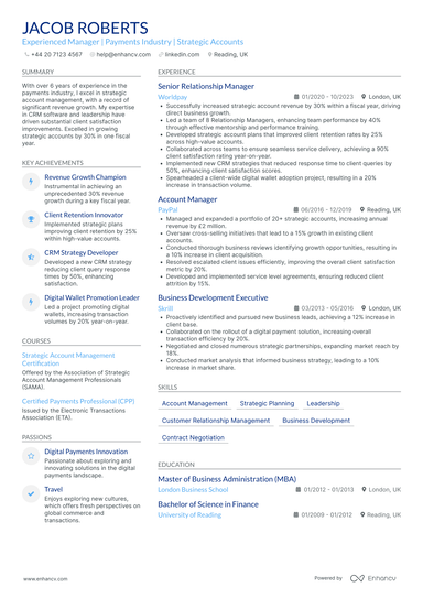 CRM Manager CV Examples & Guide for 2026
