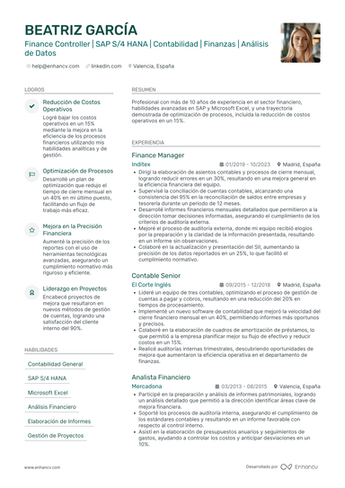CV Director General de Empresa: Ejemplos y Plantillas