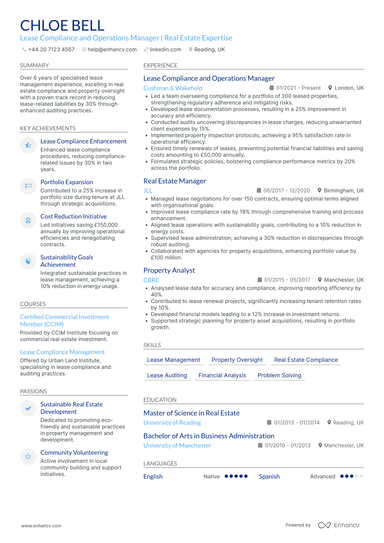 Operations Manager CV Examples & Guide for 2026