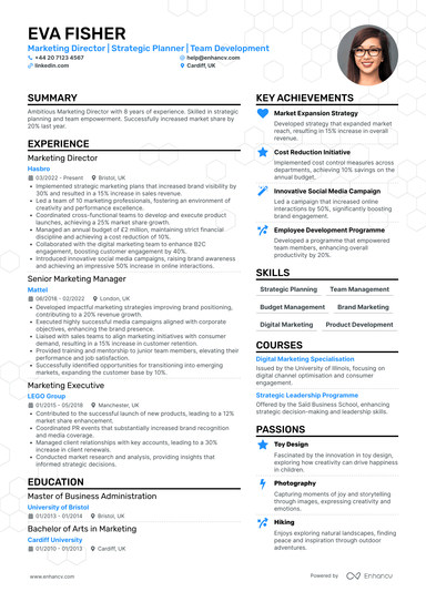 Creative Marketing CV Examples & Guide for 2026