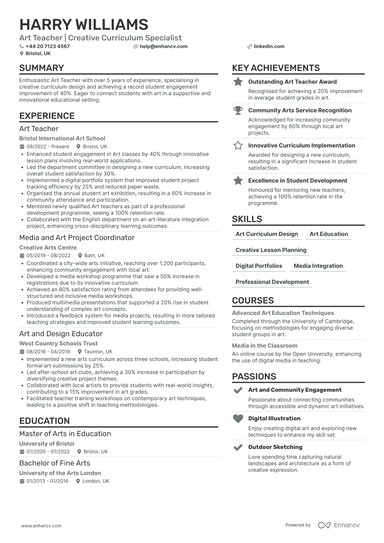 Teacher CV Examples & Guide for 2026