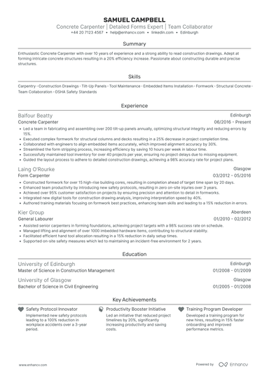 Carpenter CV Examples & Guide for 2026