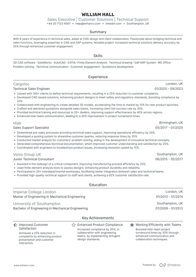 Software Engineer CV Examples & Guide for 2026