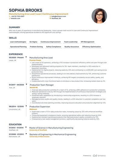 Baker CV Examples & Guide for 2026