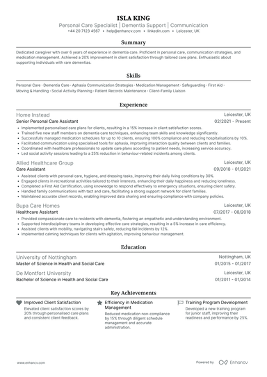Care Worker CV Examples & Guide for 2026