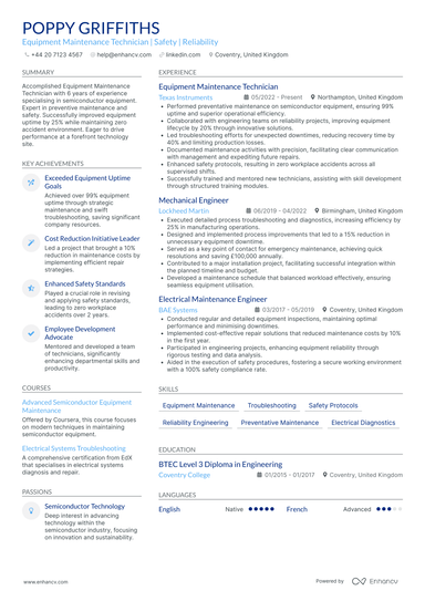 Mechanic CV Examples & Guide for 2025