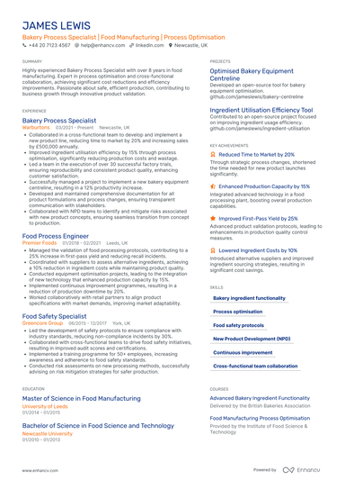 Baker CV Examples & Guide for 2026