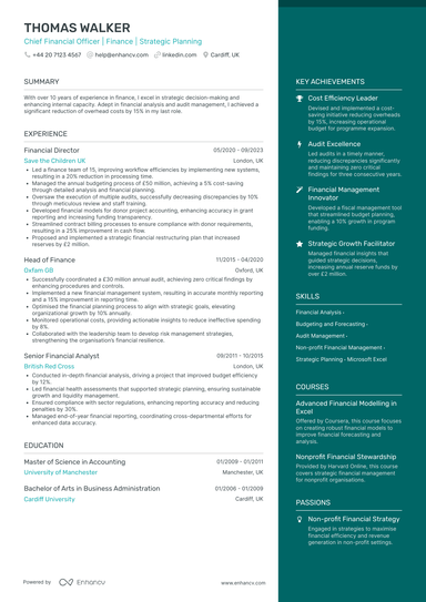 Finance CV Examples & Guide for 2026