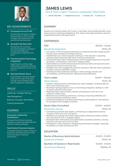 CEO CV Examples & Guide for 2026