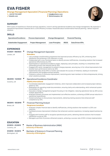 Business Manager CV Examples & Guide for 2026