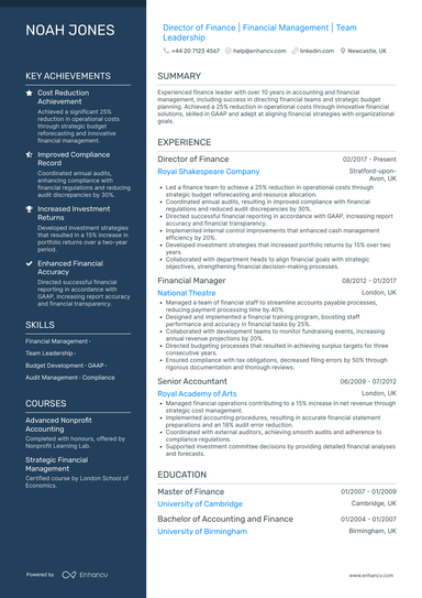 Finance Director CV Examples & Guide for 2026