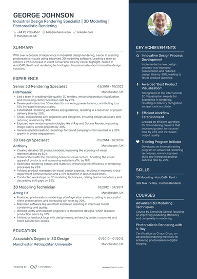 Industrial Design CV Examples & Guide for 2026