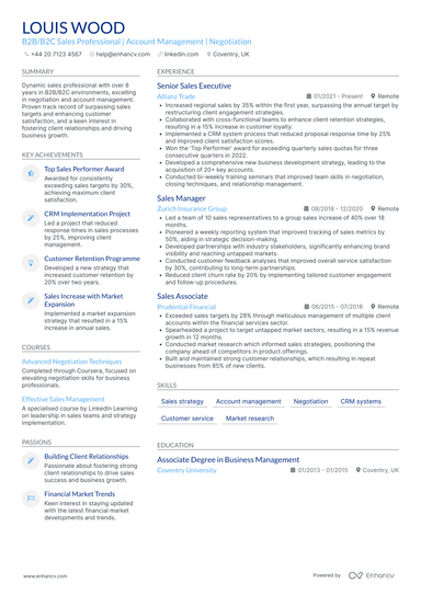 Sales Assistant CV Examples & Guide for 2026