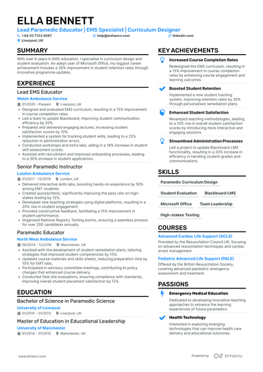 Paramedic CV Examples & Guide for 2026