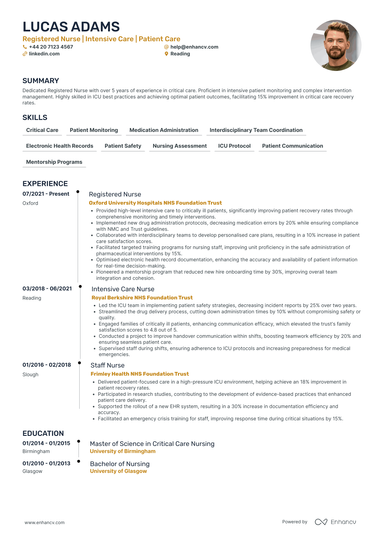 Registered Nurse CV Examples & Guide for 2026