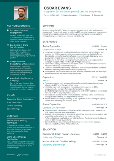 Copywriter CV Examples & Guide for 2026