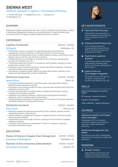 Warehouse Worker CV Examples & Guide for 2026