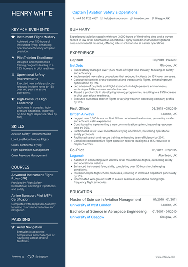 Airline Pilot CV Examples & Guide for 2026