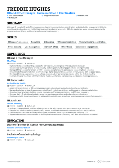 Office Manager CV Examples & Guide for 2026