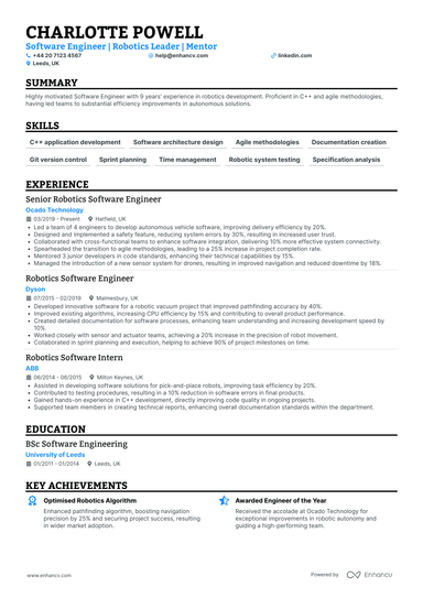 Junior Software Developer CV Examples & Guide for 2025