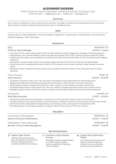 Retail Worker CV Examples & Guide for 2026