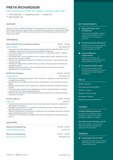 Welder CV Examples & Guide for 2026