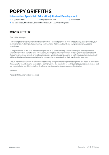 Math Teacher Cover Letter Examples & Guide for 2025