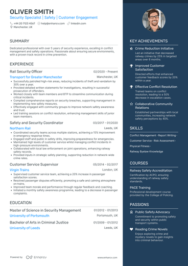 Police Officer CV Examples & Guide for 2026