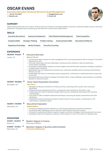 Recruiter CV Examples & Guide for 2026