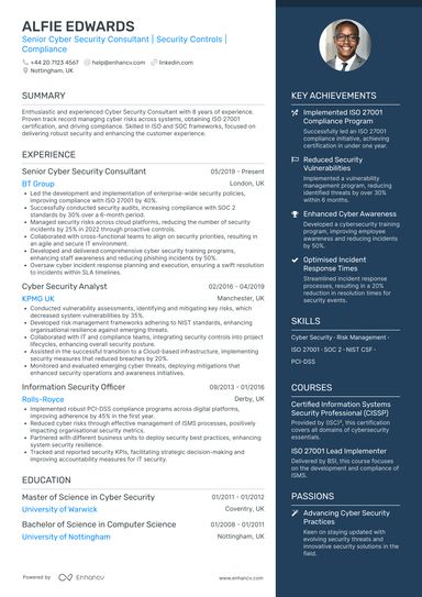 Consultant CV Examples & Guide for 2026