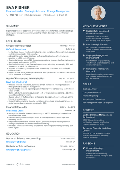 Finance Director CV Examples & Guide for 2026