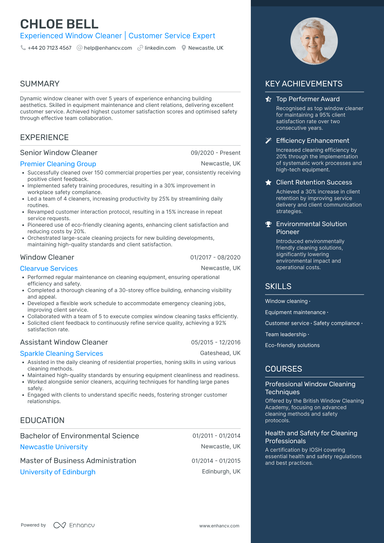 Cleaner CV Examples & Guide for 2026