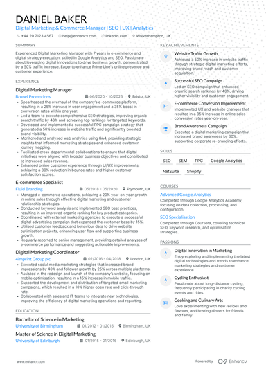 Digital Project Manager CV Examples & Guide for 2026