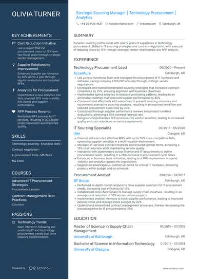 Contracts Manager CV Examples & Guide for 2026