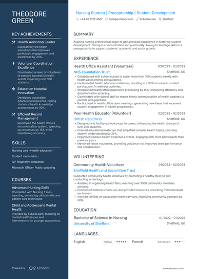 Nursing Student CV Examples & Guide for 2026