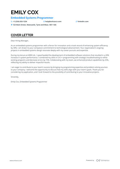 Programmer Cover Letter Examples & Guide for 2025