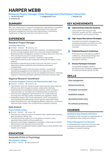 Research Assistant CV Examples & Guide for 2026