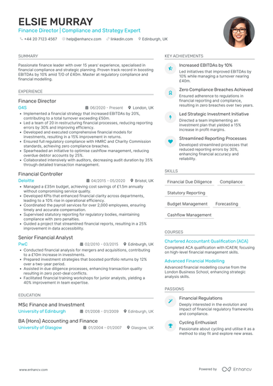 Finance Director CV Examples & Guide for 2026