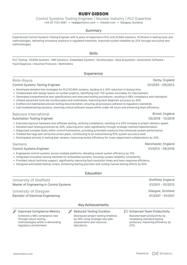 Systems Engineer CV Examples & Guide for 2026