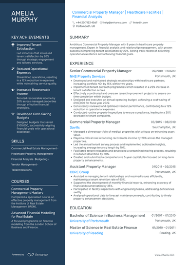 Commercial Manager CV Examples & Guide for 2026