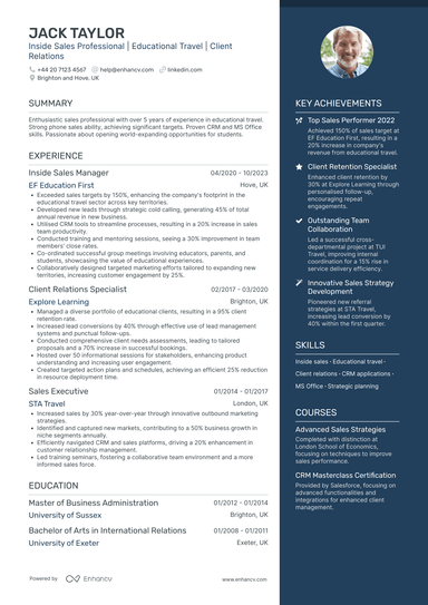 Travel Consultant CV Examples & Guide for 2026