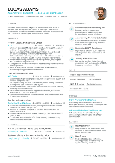 Legal CV Examples & Guide for 2026