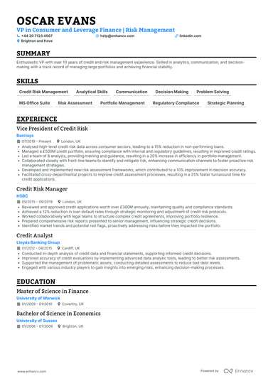 Banking CV Examples & Guide for 2026